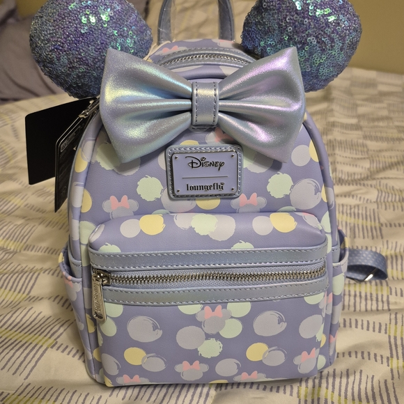 Loungefly | Bags | Loungefly Small Backpack Lavender And Iridescent ...
